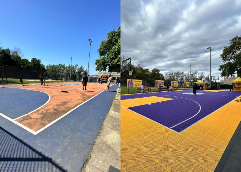 Kobe Bryant Memorial Court Unveiled in Roxbury - Sport Court